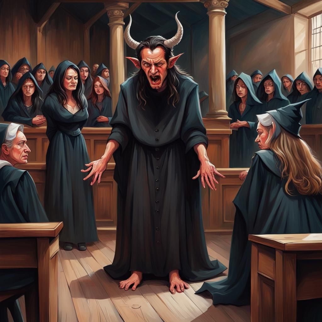 judgement of the Devil - AI Generated Artwork - NightCafe Creator