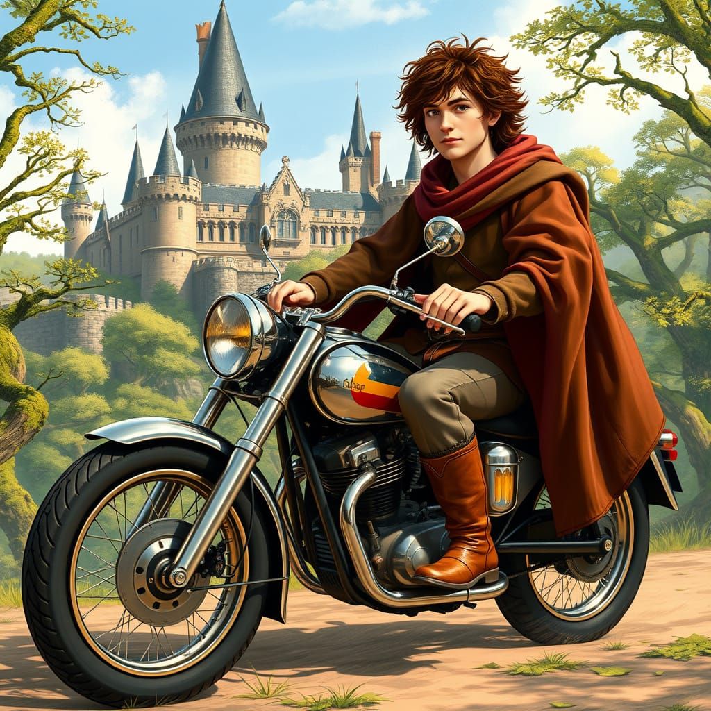 Lord of the Rings Once Upon a Time - Frodo Baggins Rides a C...