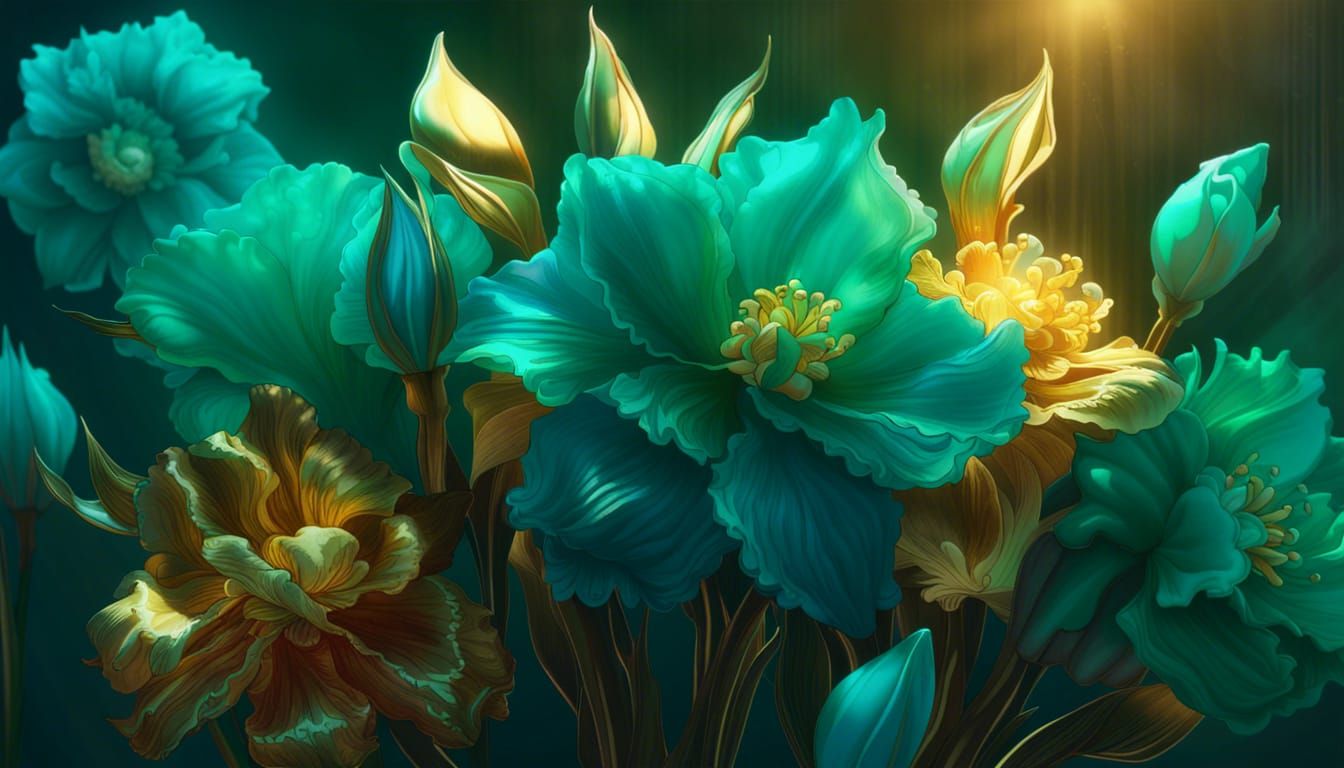 Flowers - AI Generated Artwork - NightCafe Creator