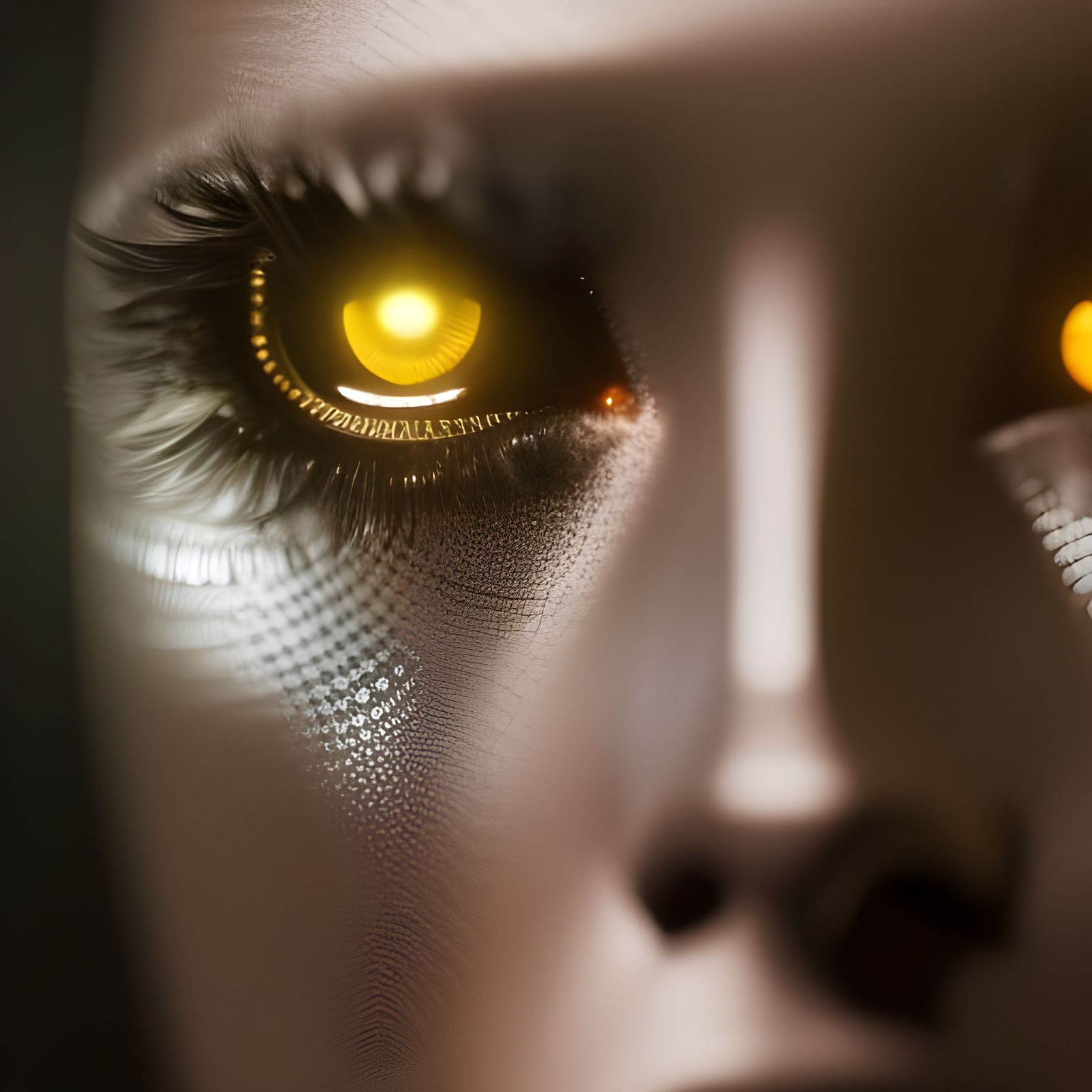 Yellow Eye #modifiermonday - AI Generated Artwork - NightCafe Creator