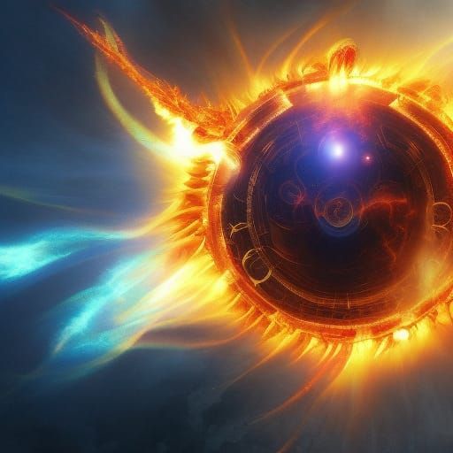 Final Boss: Solar Flare - AI Generated Artwork - NightCafe Creator