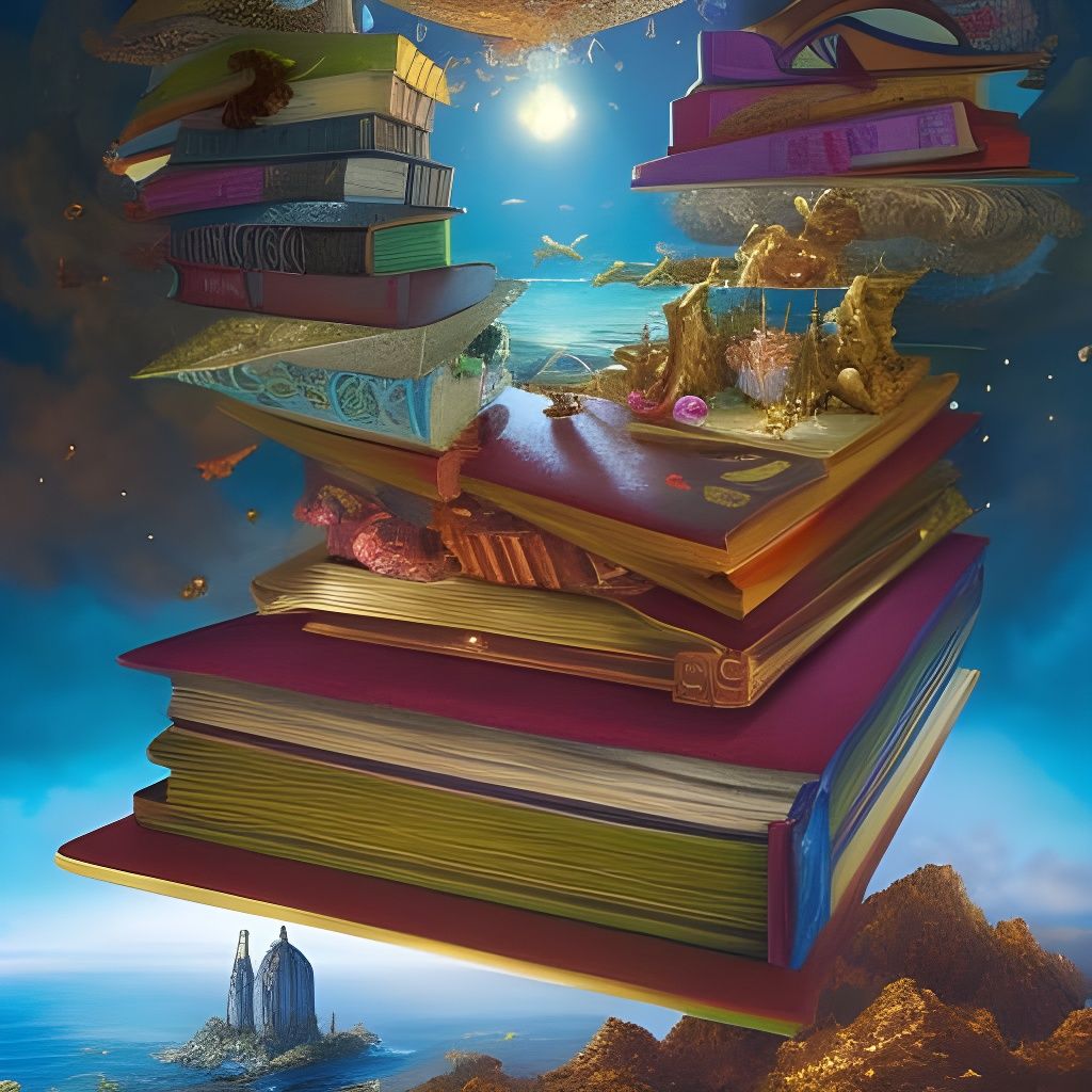 The Magic of Books - AI Generated Artwork - NightCafe Creator