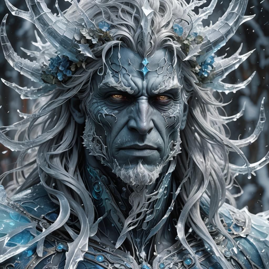 Wicked Frost - Ethereal Frost Warrior in Triadic Splendor