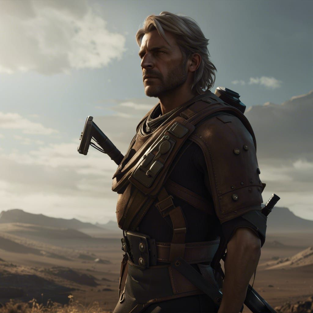 A survivor of a postapocalyptic world - AI Generated Artwork ...