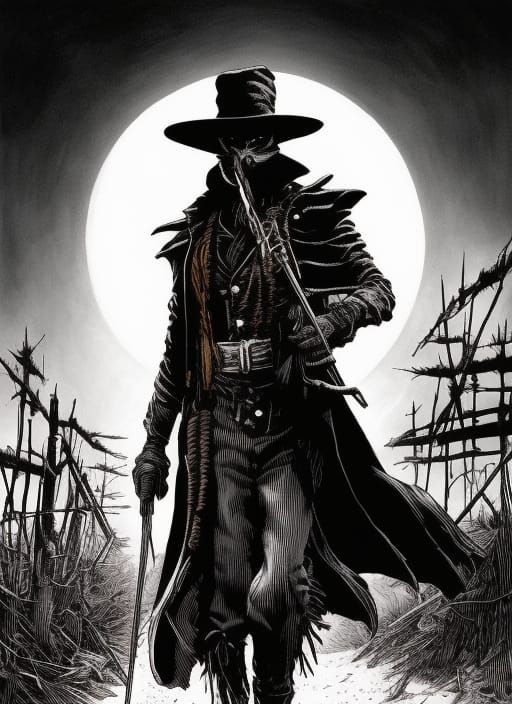 The Gunslinger - AI Generated Artwork - NightCafe Creator