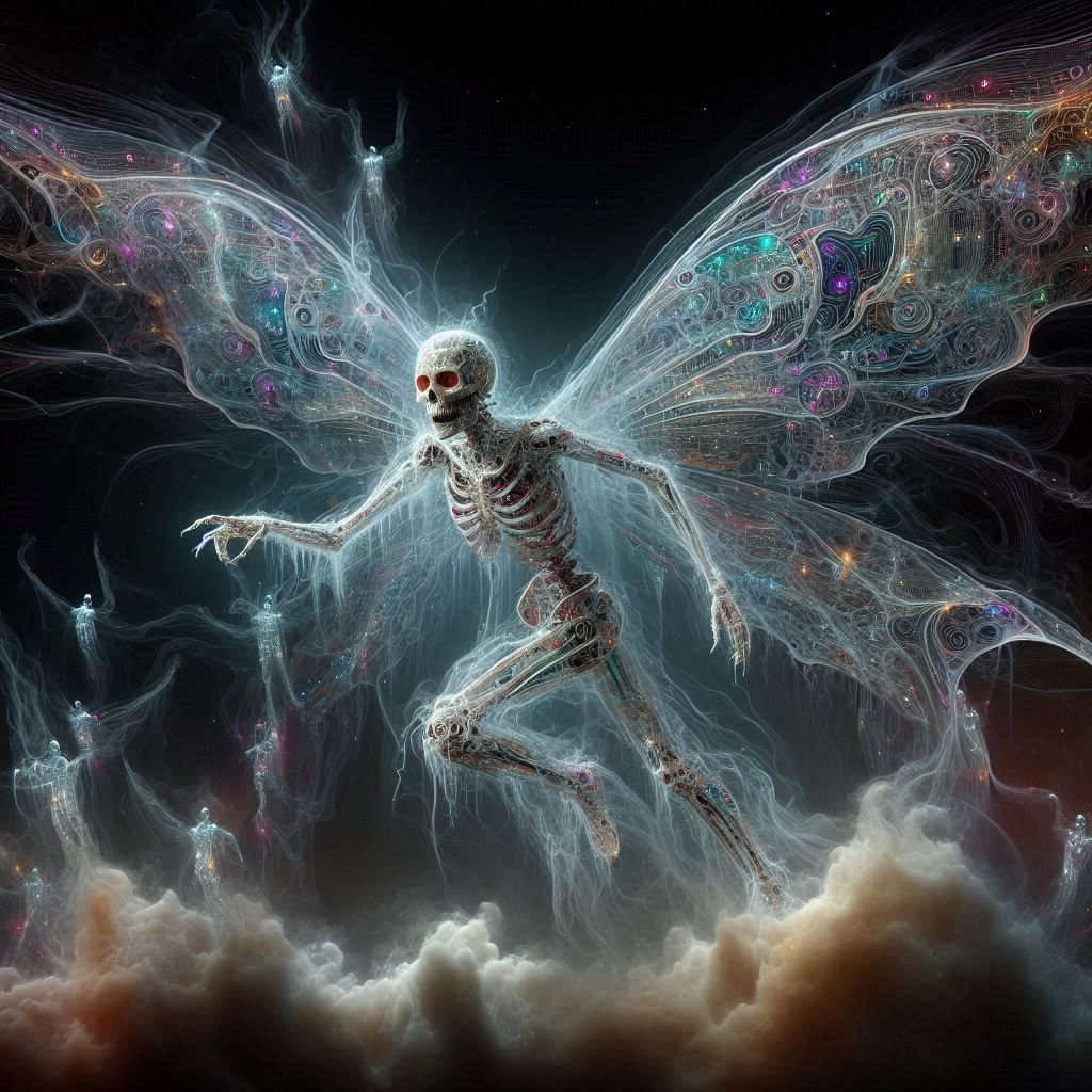 ZOMBIE FAIRY SERIES 3 - AI Generated Artwork - NightCafe Creator