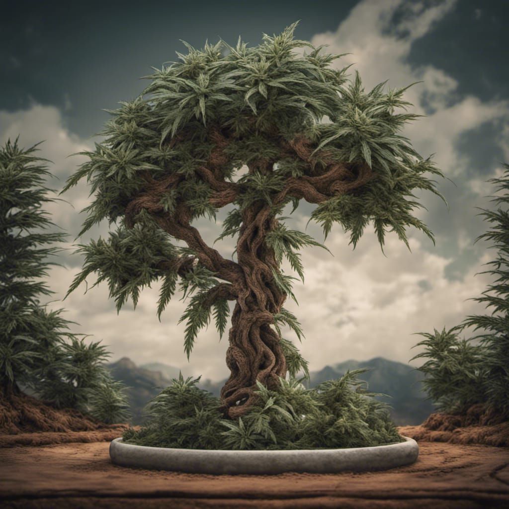 medicine marijuana tree - AI Generated Artwork - NightCafe Creator