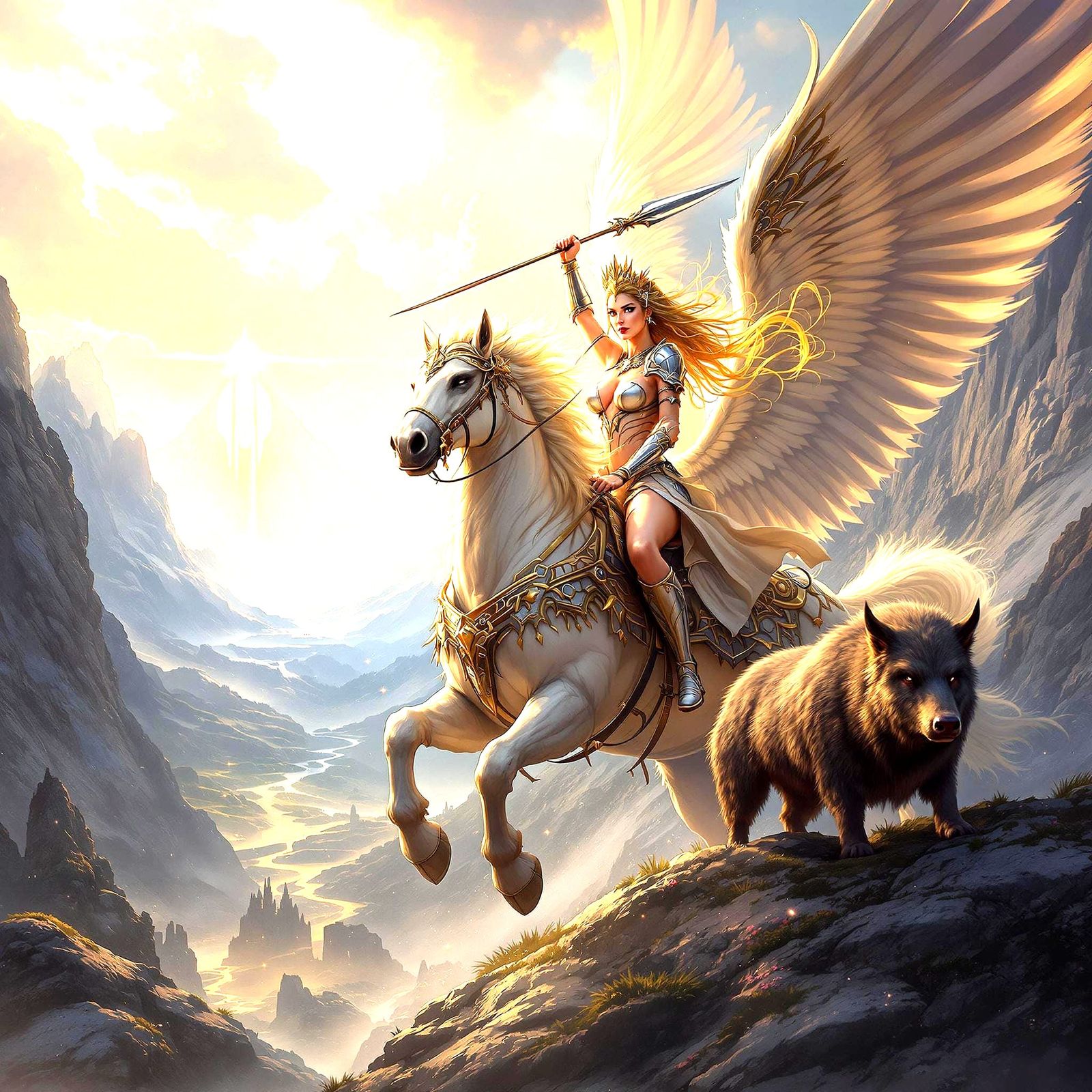 A Valkyrie is a figure in Norse mythology depicted as a warrior woman ...