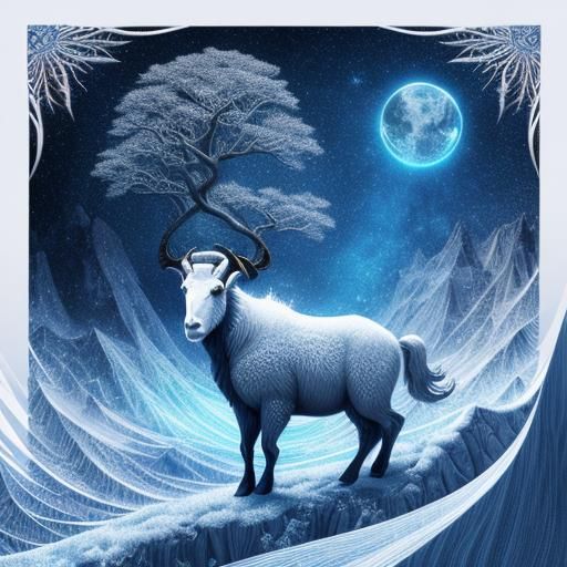 Majestic Mountain Goat (series) - AI Generated Artwork - NightCafe Creator