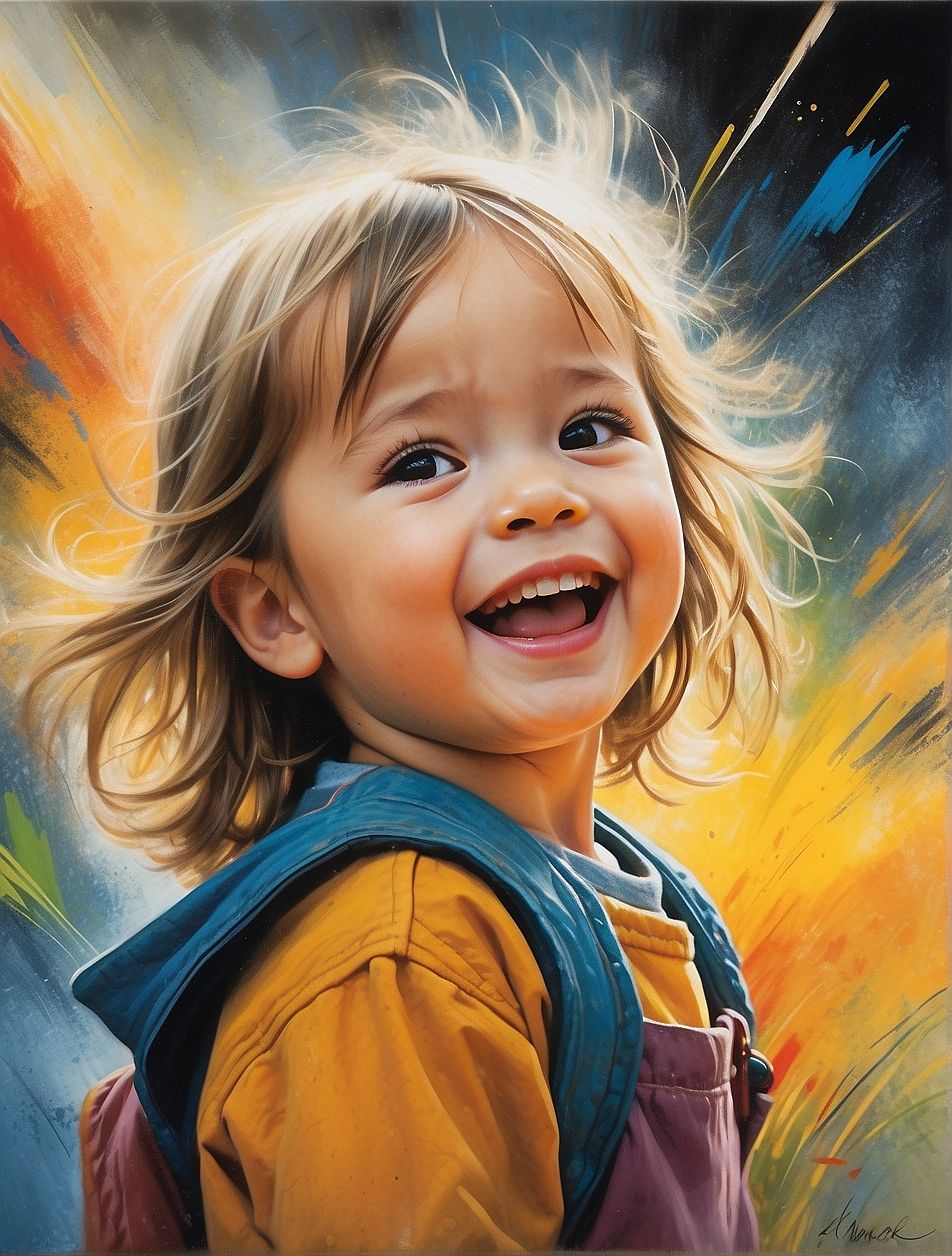 Portrait of a child - AI Generated Artwork - NightCafe Creator