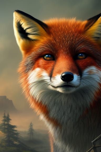 Elder Fox - AI Generated Artwork - NightCafe Creator