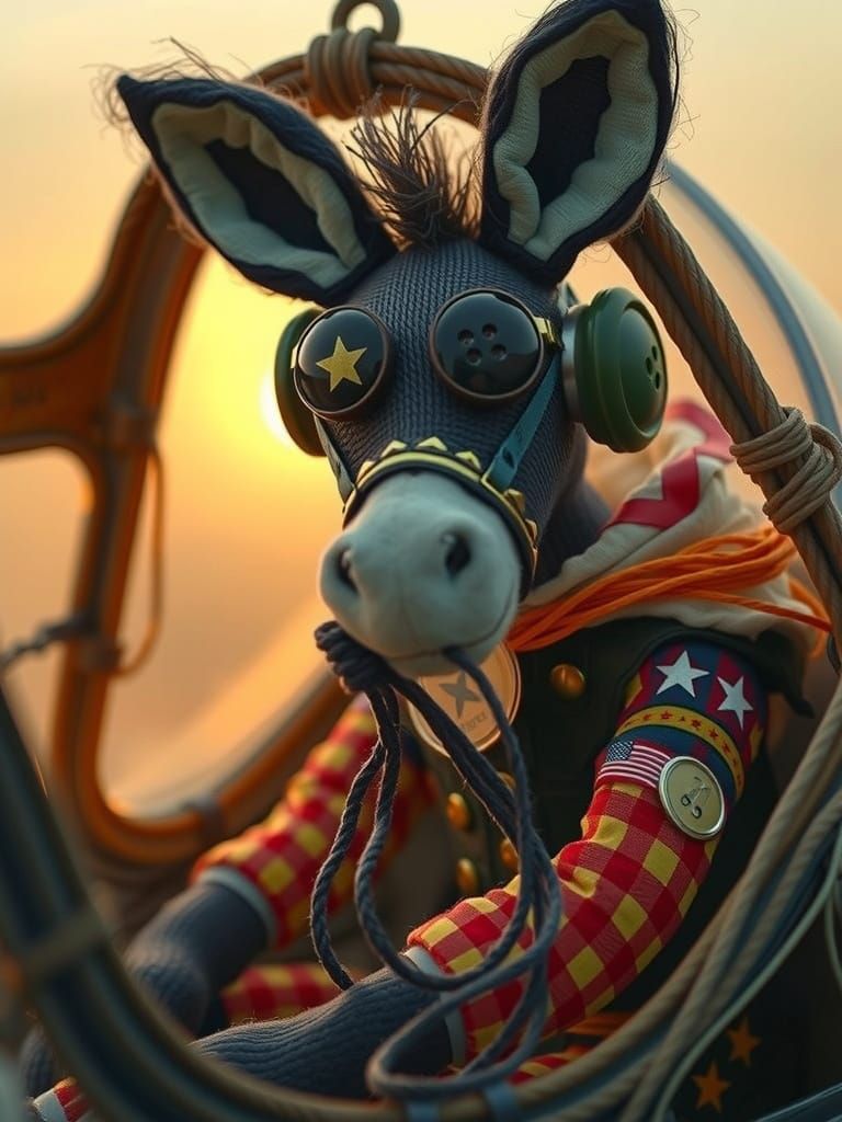 Cap’n Darnel “Donkey” Kong, USAF - WWII Pilot Donkey in Whim...