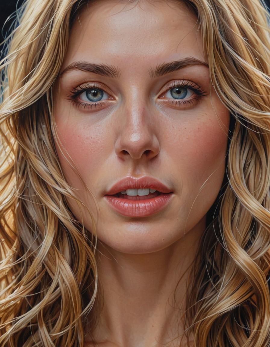 Close-Up Portrait - AI Generated Artwork - NightCafe Creator