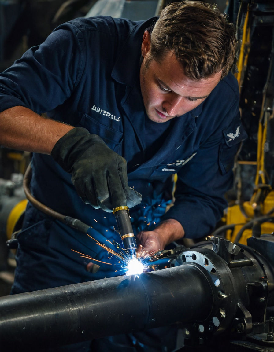 The Navy Engineer - AI Generated Artwork - NightCafe Creator