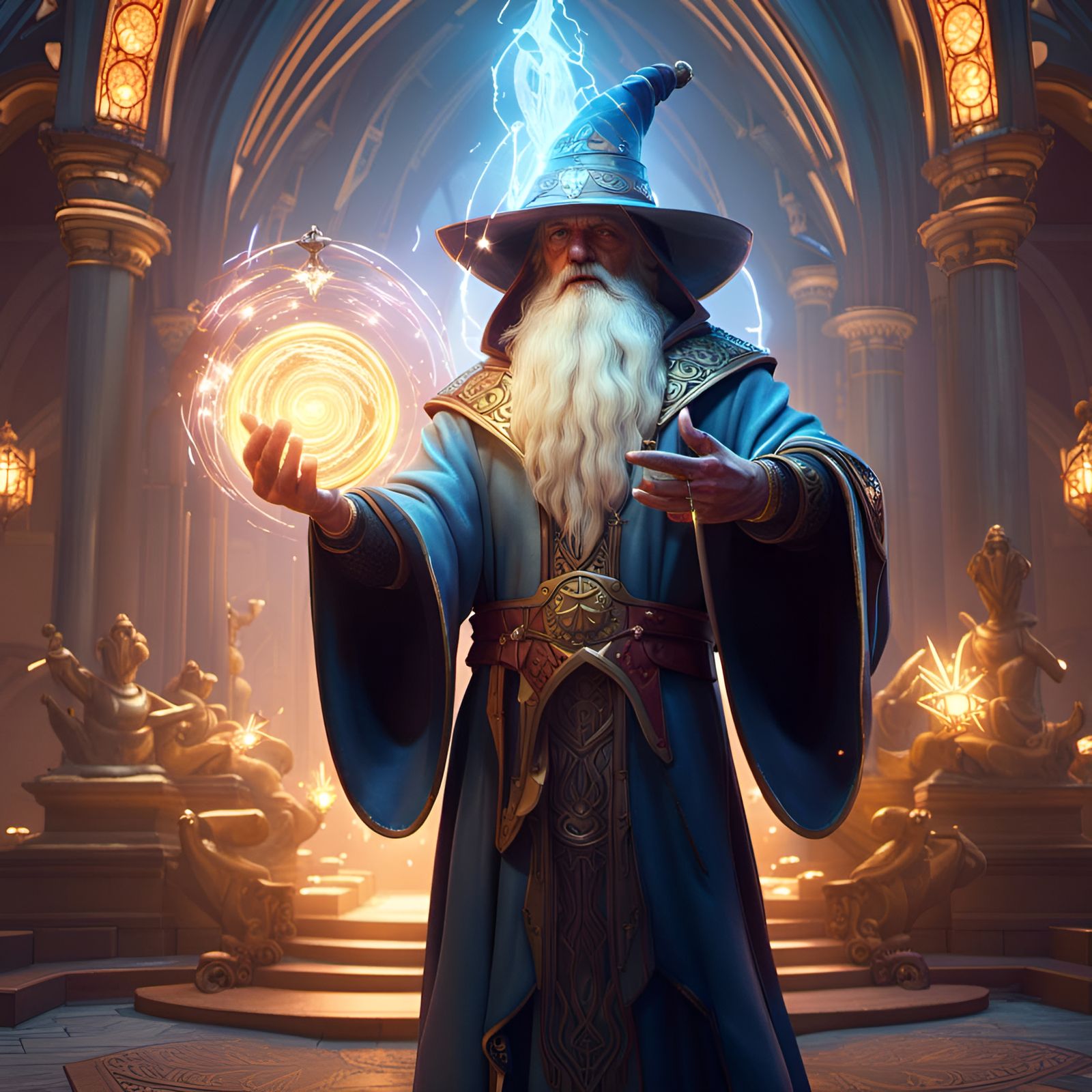 Wizard - AI Generated Artwork - NightCafe Creator