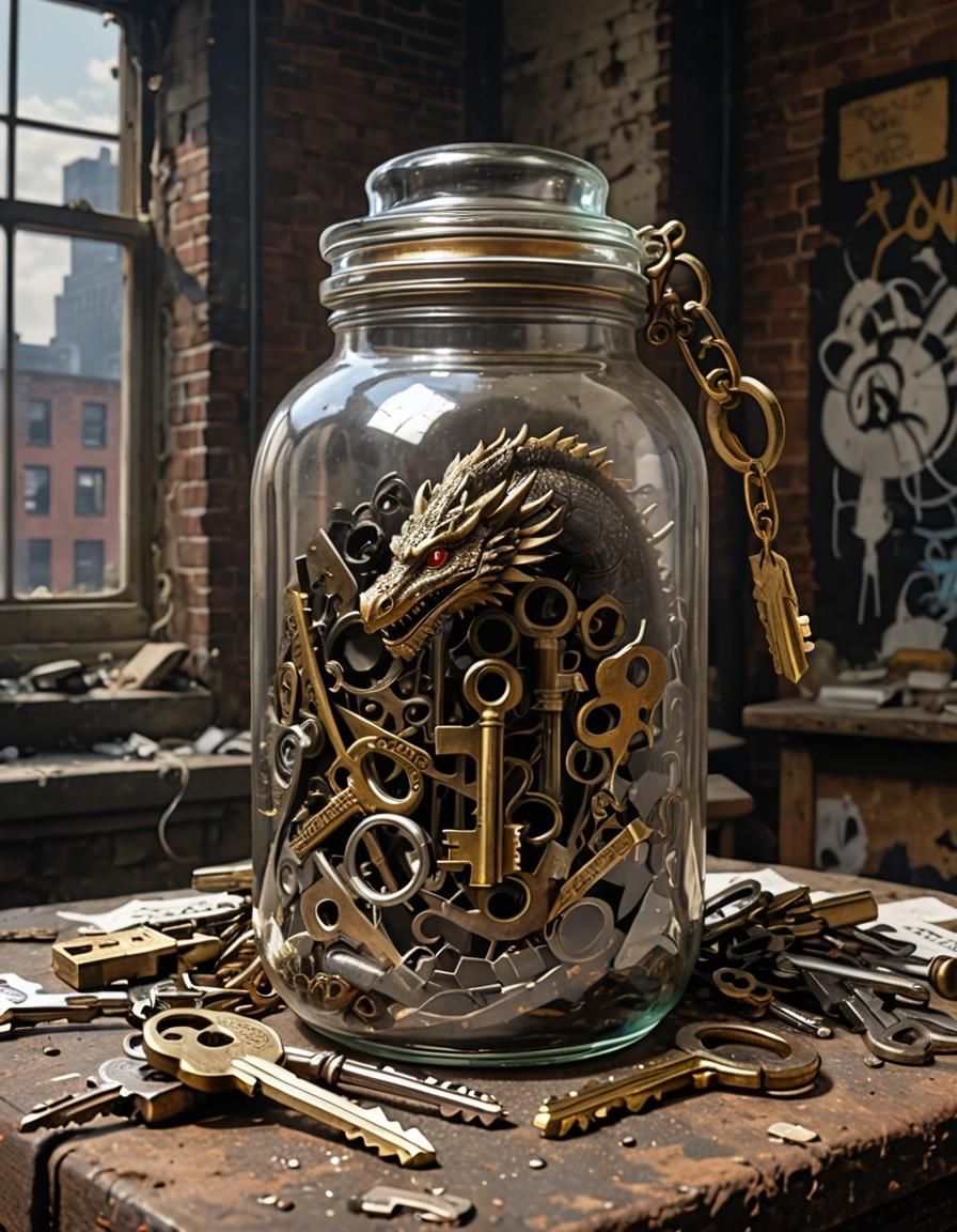 guardian of the keys - AI Generated Artwork - NightCafe Creator