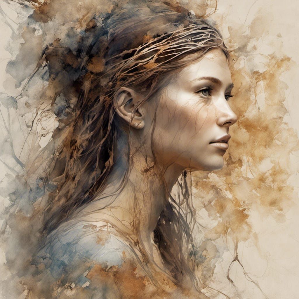 Neolithic Girl - AI Generated Artwork - NightCafe Creator