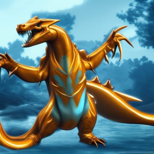 water charizard pokemon like - AI Generated Artwork - NightCafe Creator