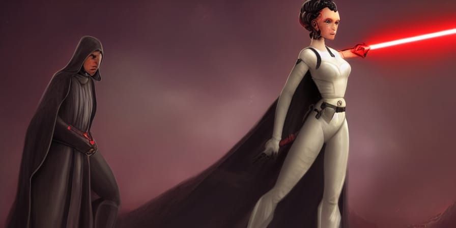 the Sith princess - AI Generated Artwork - NightCafe Creator
