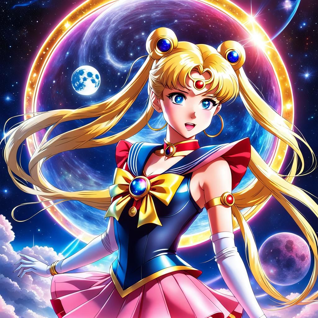 Futuristic Moonlight: Sailor Moon's Techno-Magical Odyssey - AI Generated Artwork - NightCafe ...