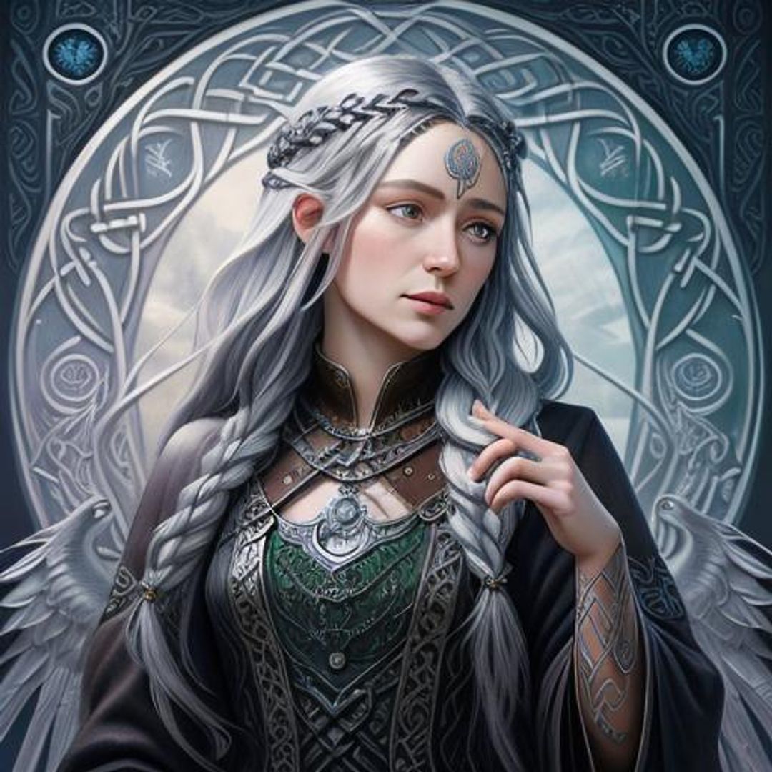 Branwen Welsh Goddess Of Love And Lady Of The White Ravens Ai Generated Artwork Nightcafe