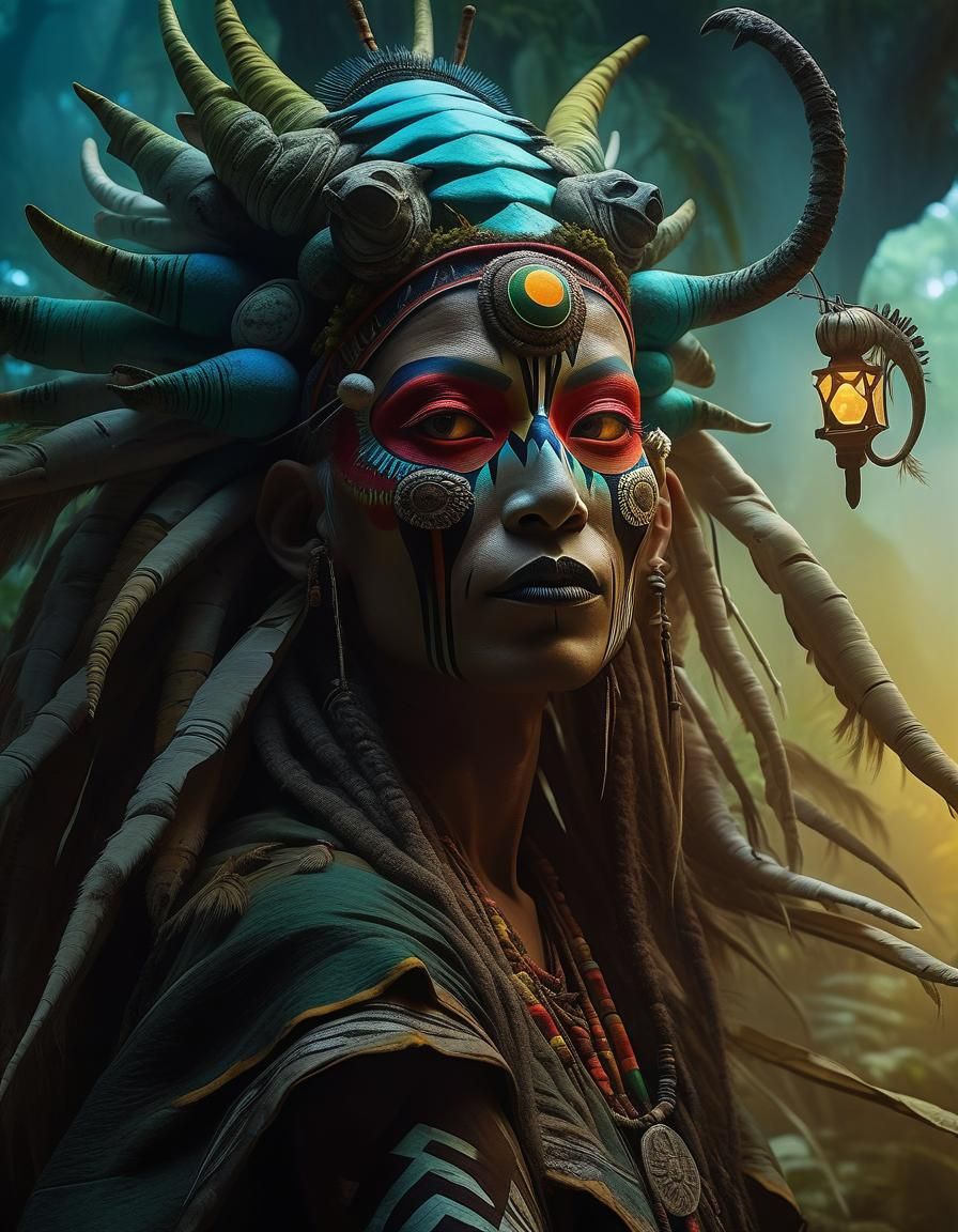 Mutant Shaman Series #14 - AI Generated Artwork - NightCafe Creator