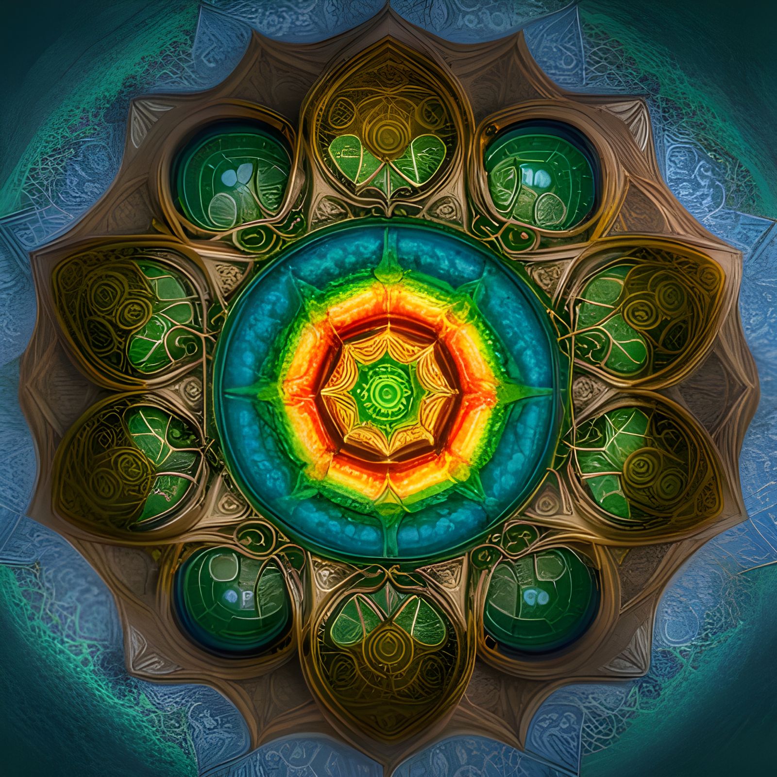 Mandala zen - AI Generated Artwork - NightCafe Creator