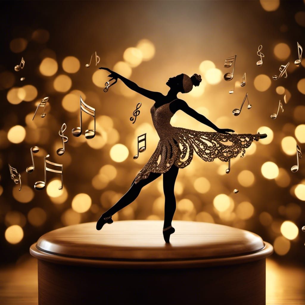 music box with ballerina - AI Generated Artwork - NightCafe Creator
