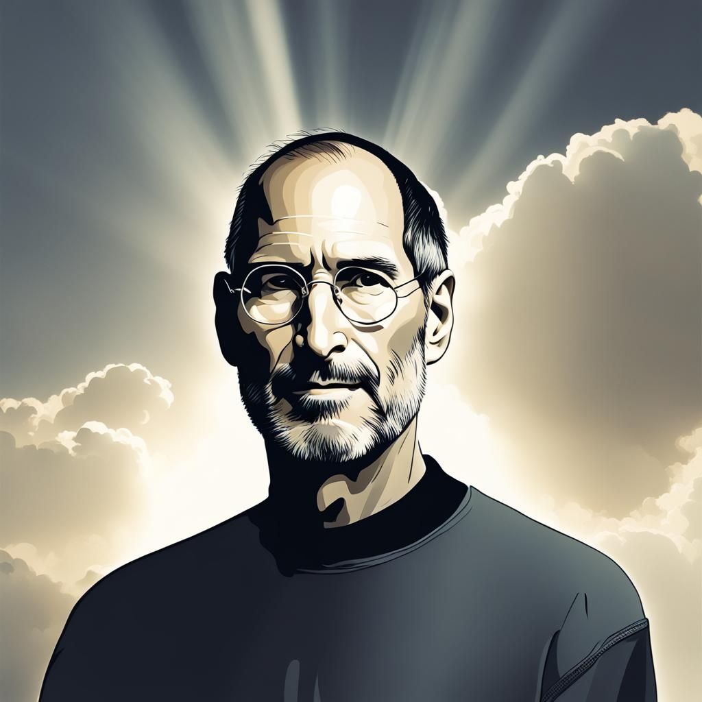 Steve Jobs Saint - AI Generated Artwork - NightCafe Creator