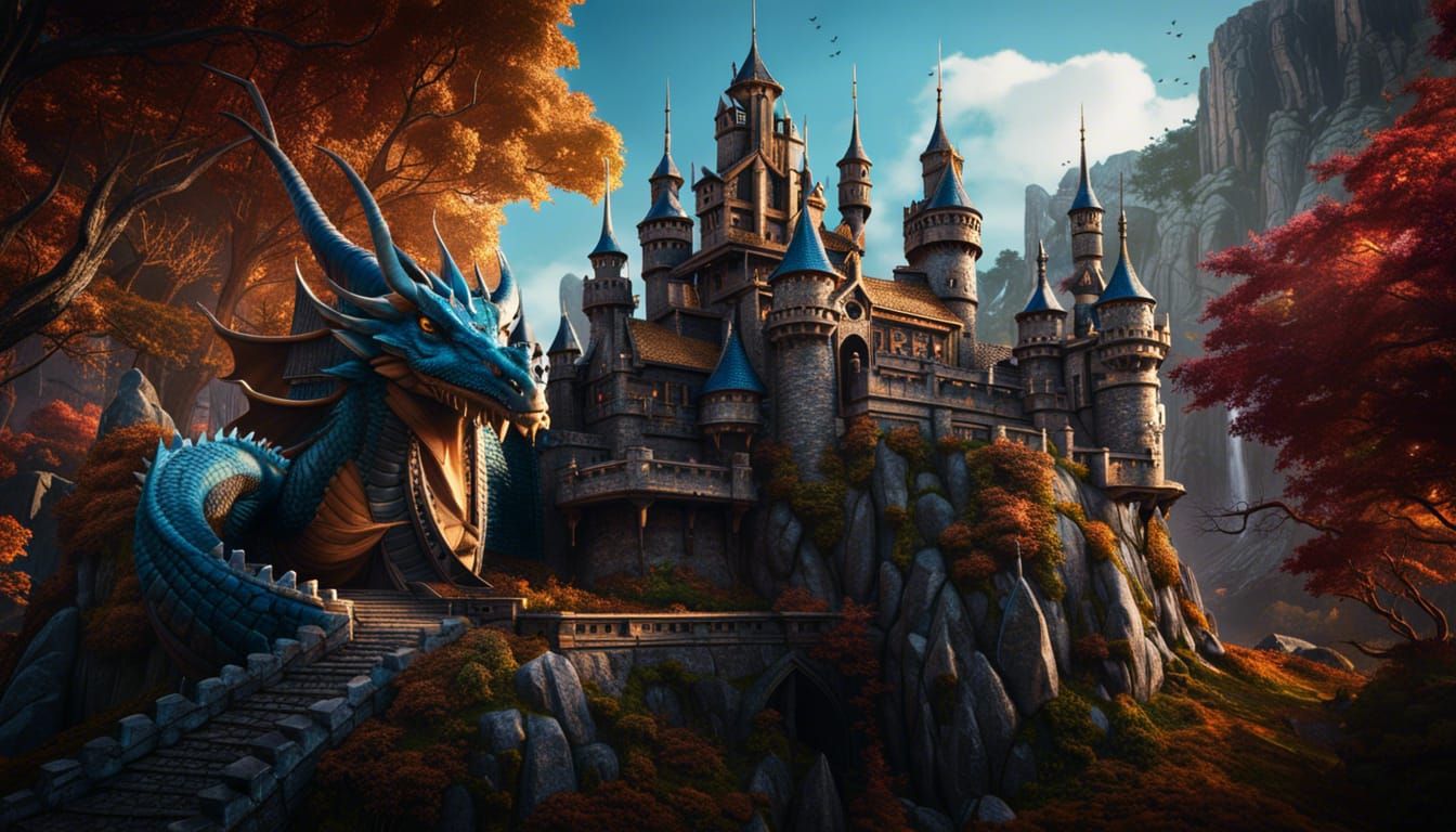 Castle - AI Generated Artwork - NightCafe Creator