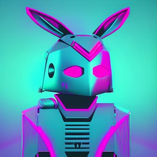 Robot rabbit pets - AI Generated Artwork - NightCafe Creator