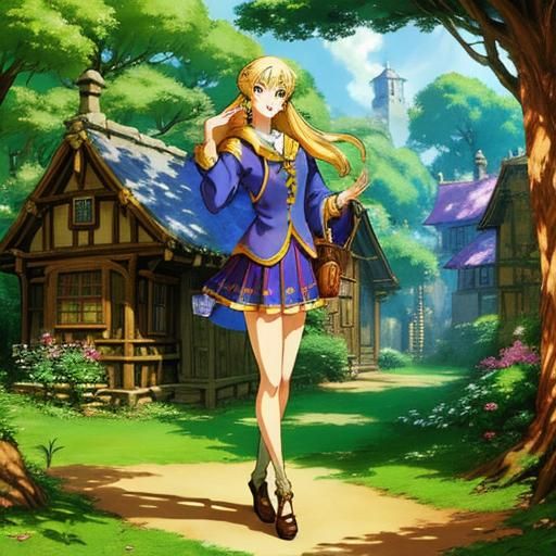 Student girl - AI Generated Artwork - NightCafe Creator