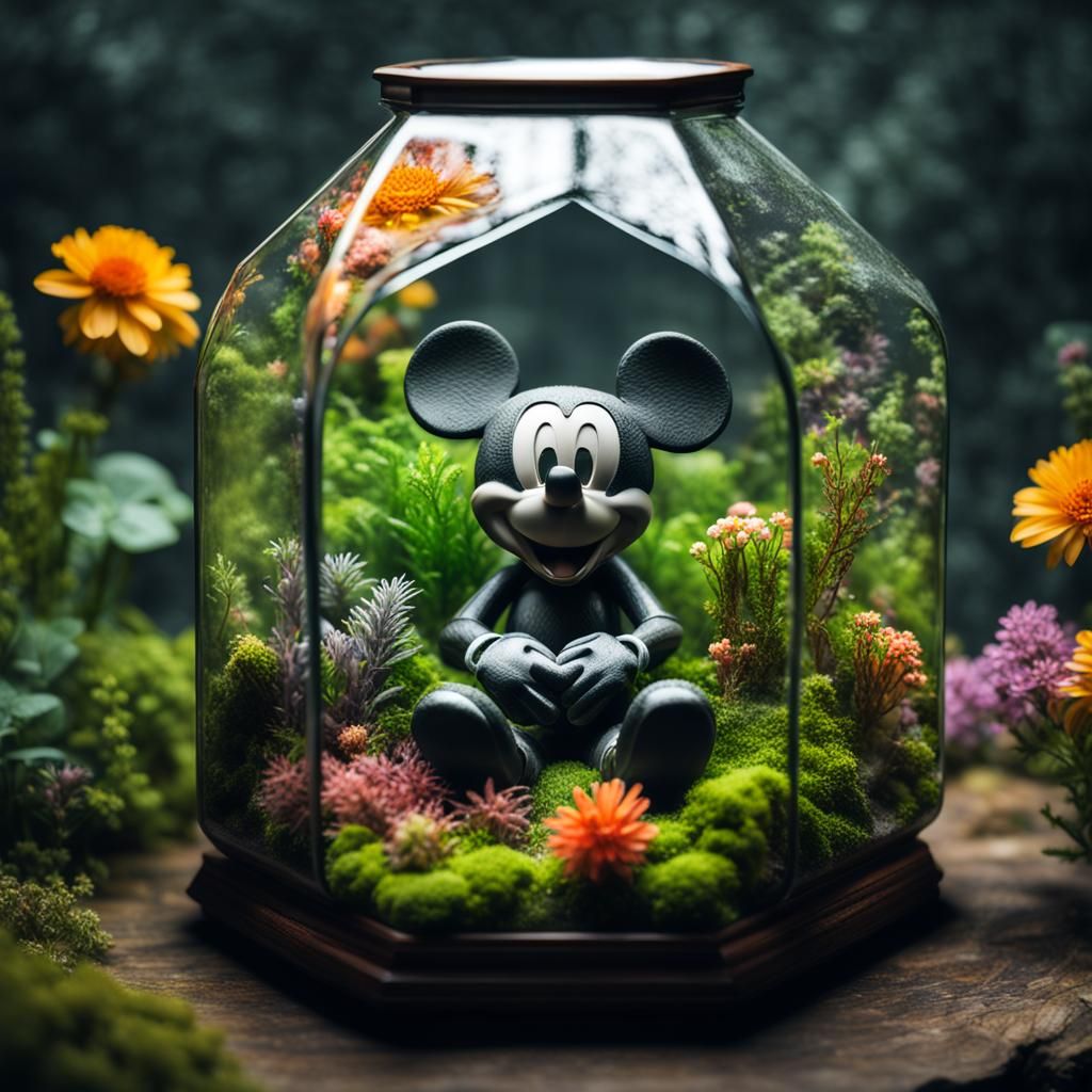 Mickey Mouse. Hillin at Terrarium - AI Generated Artwork - NightCafe ...