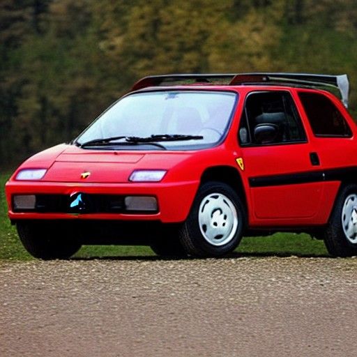 ferrari fiat panda - AI Generated Artwork - NightCafe Creator