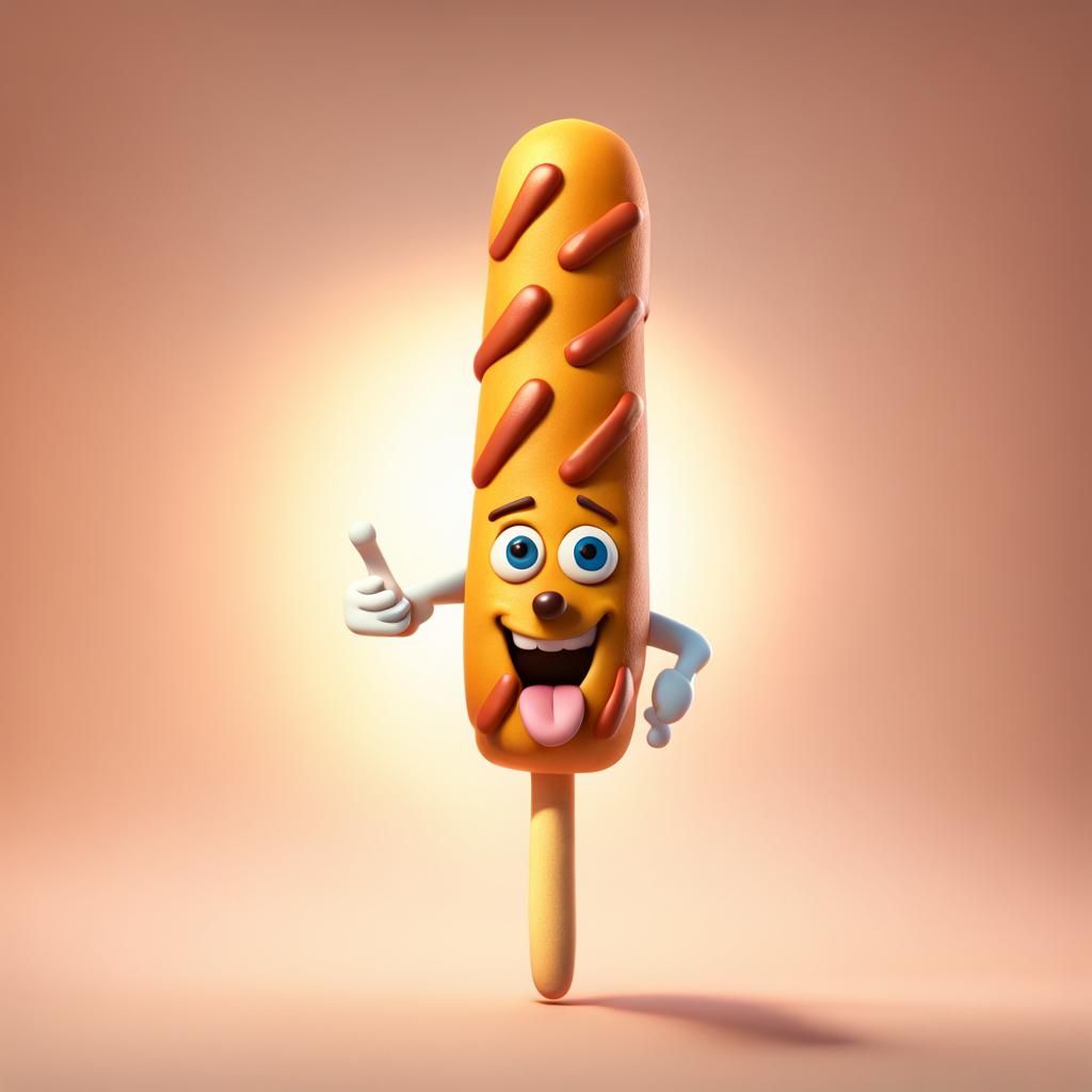 corn dog - AI Generated Artwork - NightCafe Creator