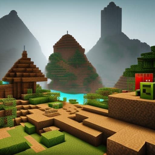 Minecraft - AI Generated Artwork - NightCafe Creator