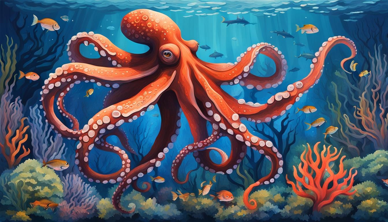 El pulpo - AI Generated Artwork - NightCafe Creator