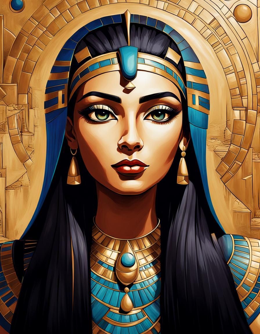 The queen Cleopatra - AI Generated Artwork - NightCafe Creator