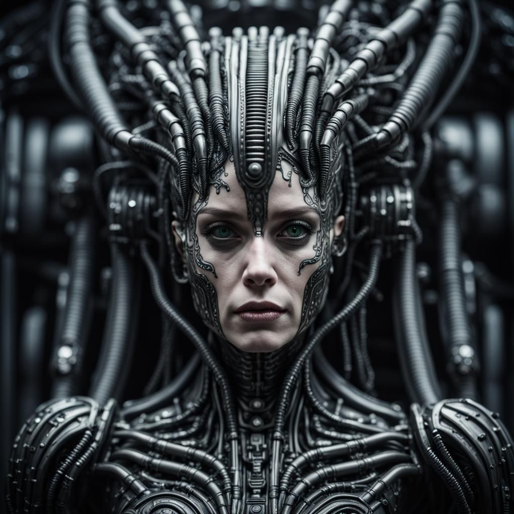 Borg Queen -H.R. Giger style (series) - AI Generated Artwork ...