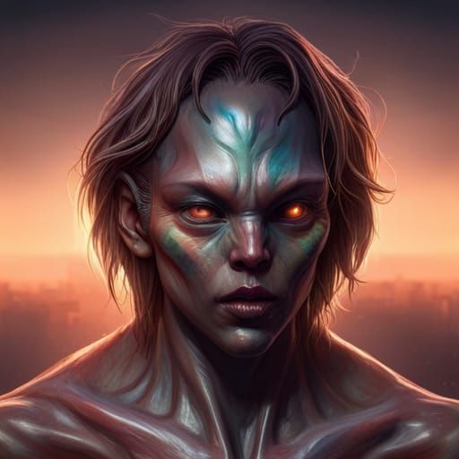 Alien - AI Generated Artwork - NightCafe Creator