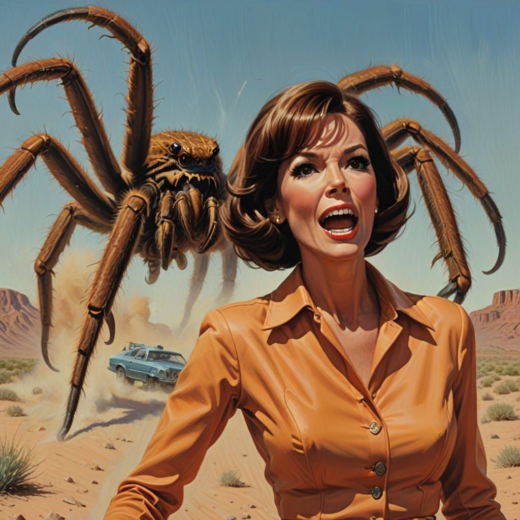 "Tarantula" 3 - Woman Screams in Terror as Tarantula Crawls ...