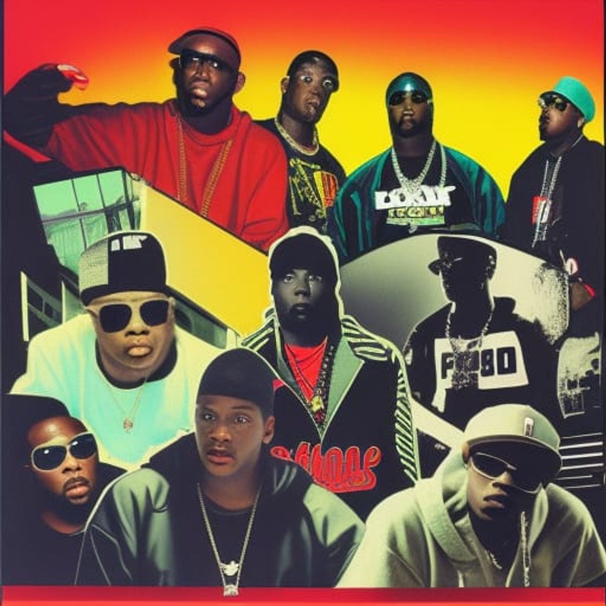 90s rap album cover - AI Generated Artwork - NightCafe Creator