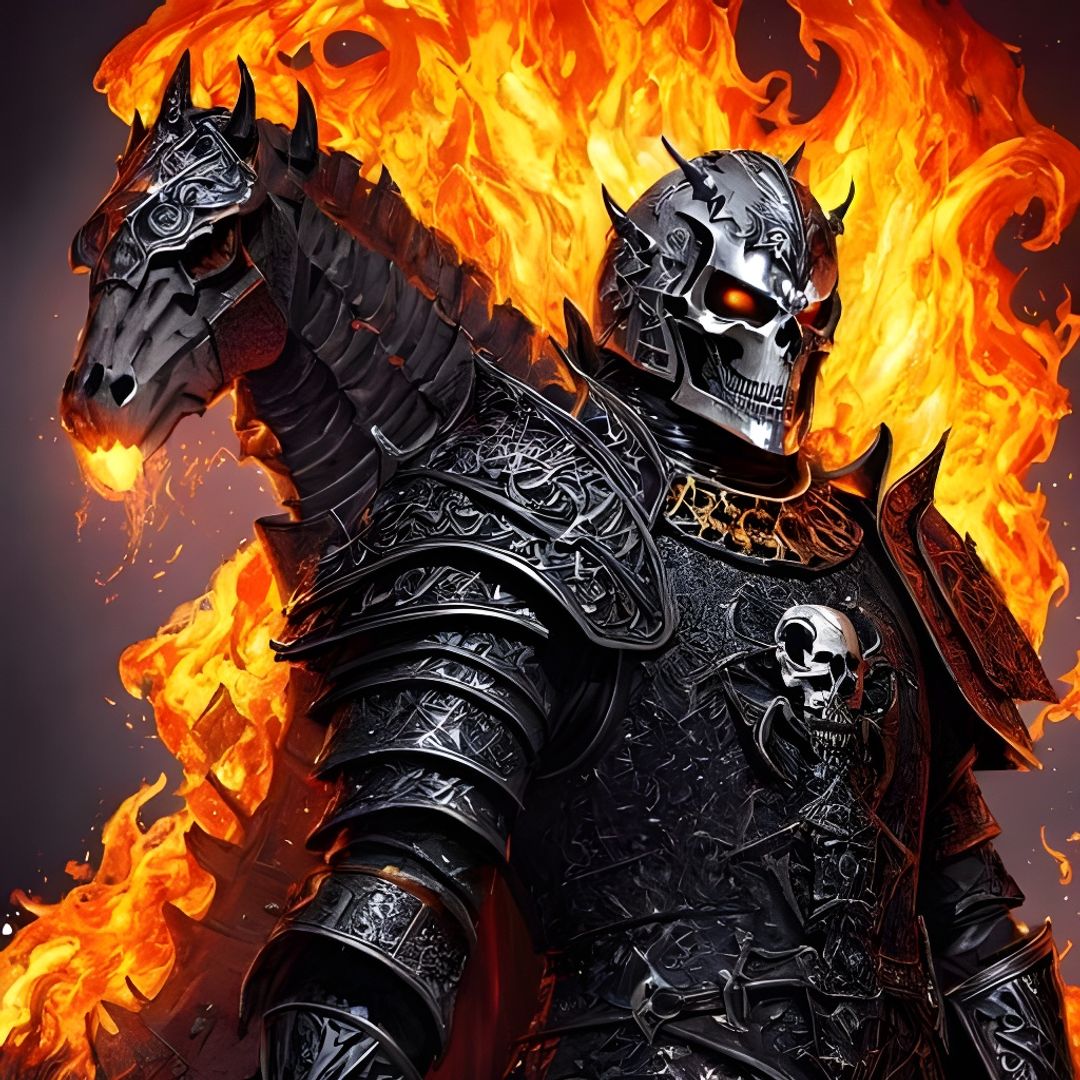 Ghost Knight - AI Generated Artwork - NightCafe Creator
