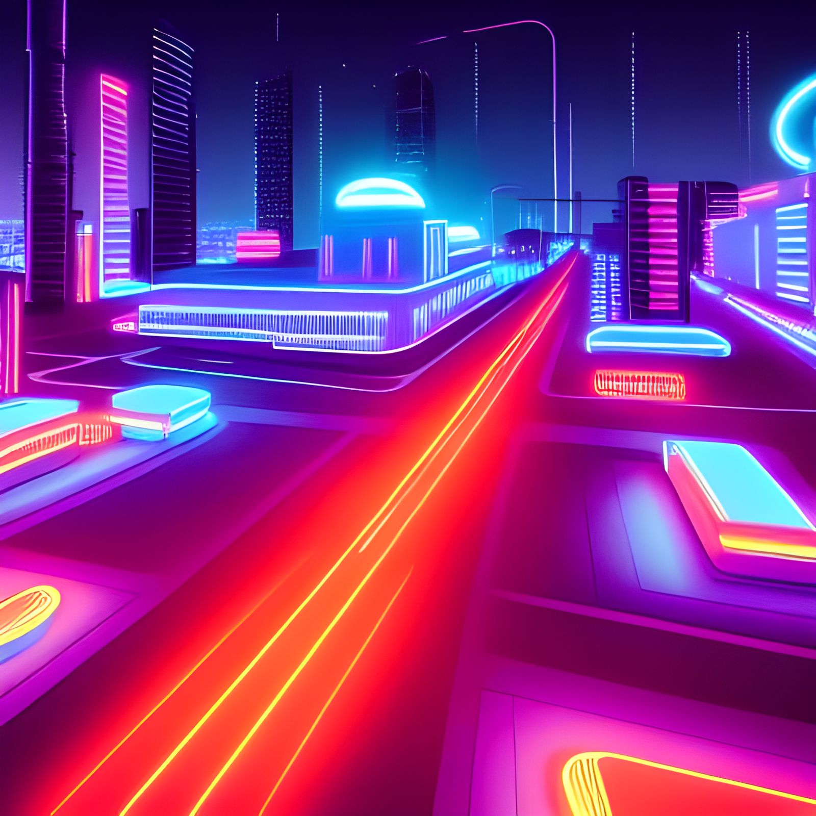 80's Retrofuturism - AI Generated Artwork - NightCafe Creator