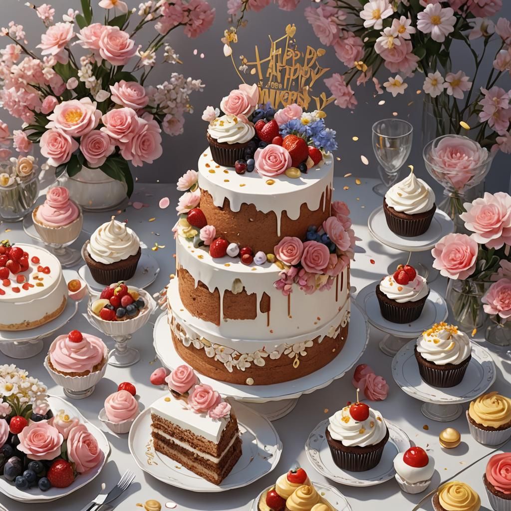 Satisfy your sweet tooth and delight your eyes with a scrumptious cake ...