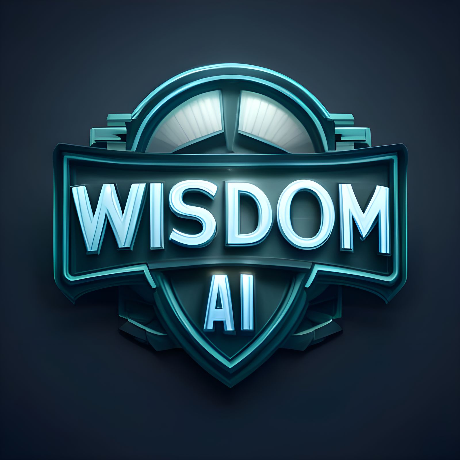 a photorealistic logo for "Wisdom Tailor Ai" that embodies the fusion ...