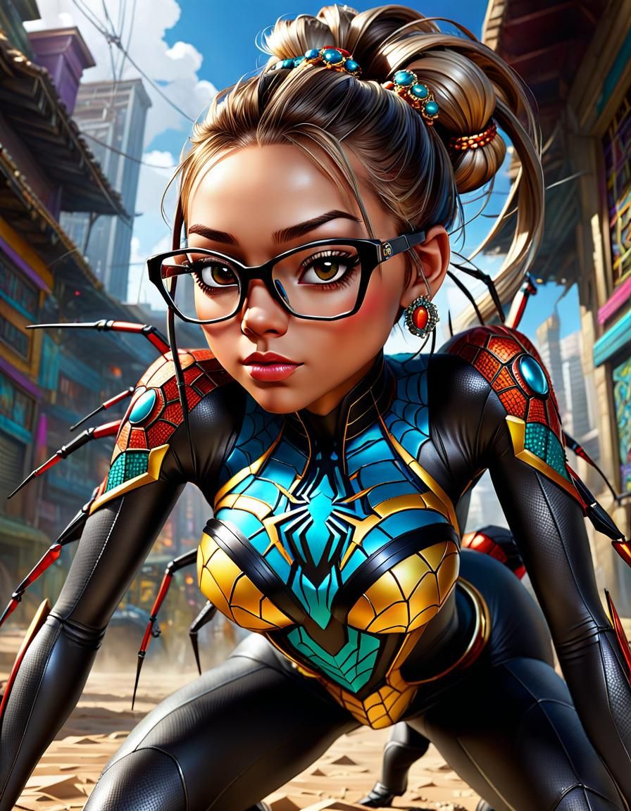 Spidey Girl - AI Generated Artwork - NightCafe Creator