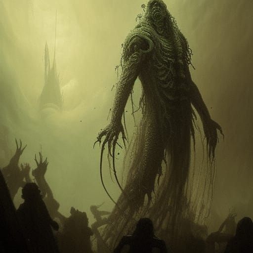 Cthulhu Rises! - AI Generated Artwork - NightCafe Creator