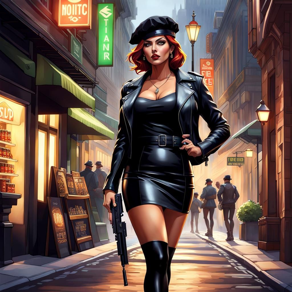 Female Spy Character - AI Generated Artwork - NightCafe Creator