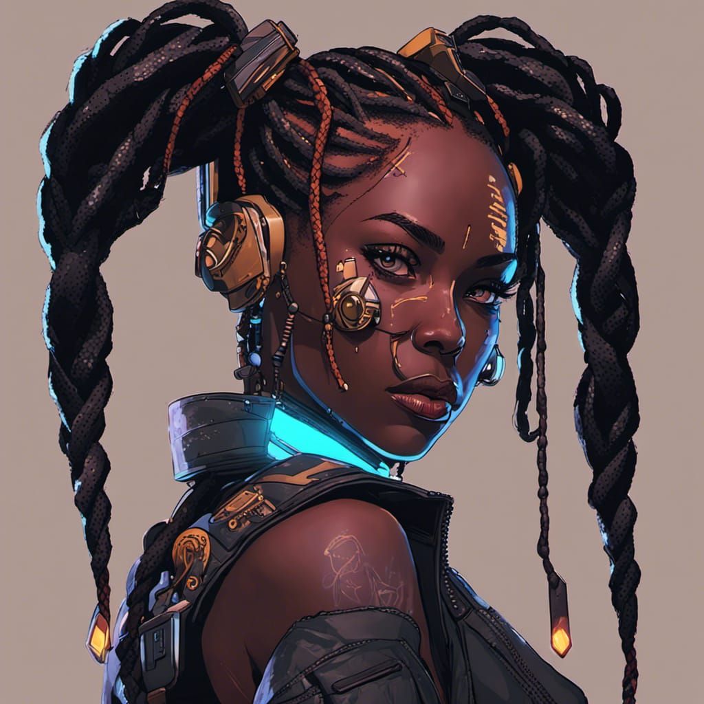 She is the Main Character - AI Generated Artwork - NightCafe Creator